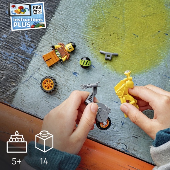 Lego | Toys | Lego City Stuntz Value Set 3 Minifigures 3 Bikes And ...